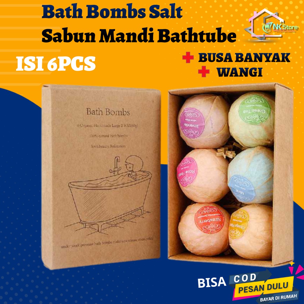 Jual Sabun Busa Bathtub Bath Bomb The Body Shop Isi 6 pcs | Shopee ...