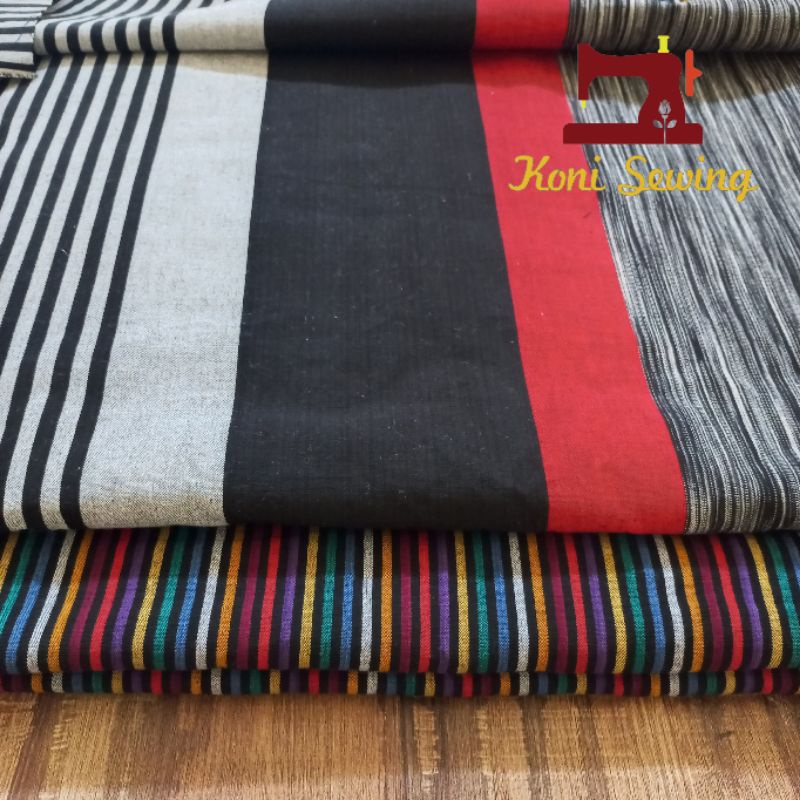 Jual Kain Lurik Asli Tenun ATBM | Shopee Indonesia