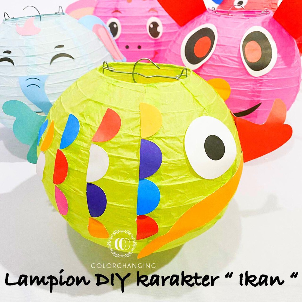 Jual Lampion karakter DIY ikan | Shopee Indonesia