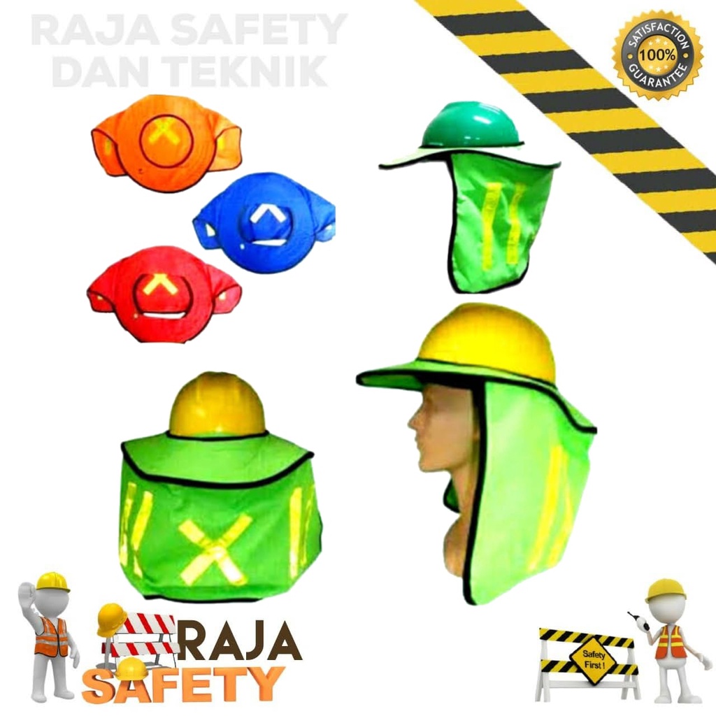 Jual Topi Sunbrim Pelindung Panas Matahari (untuk helm safety proyek ...