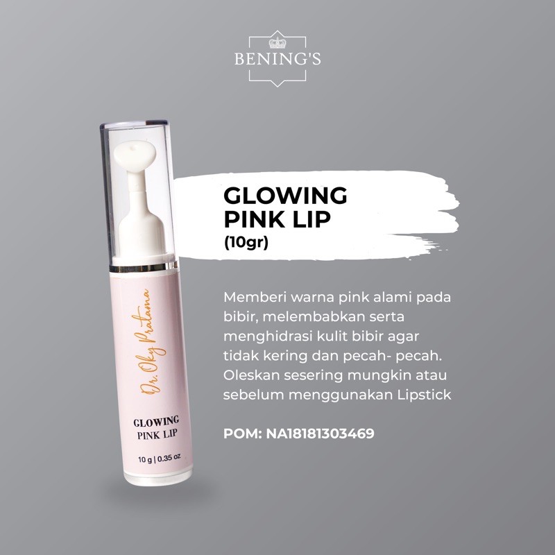 Jual Bening's Glowing Pink Lip Bening Skincare By Benings Clinic ...