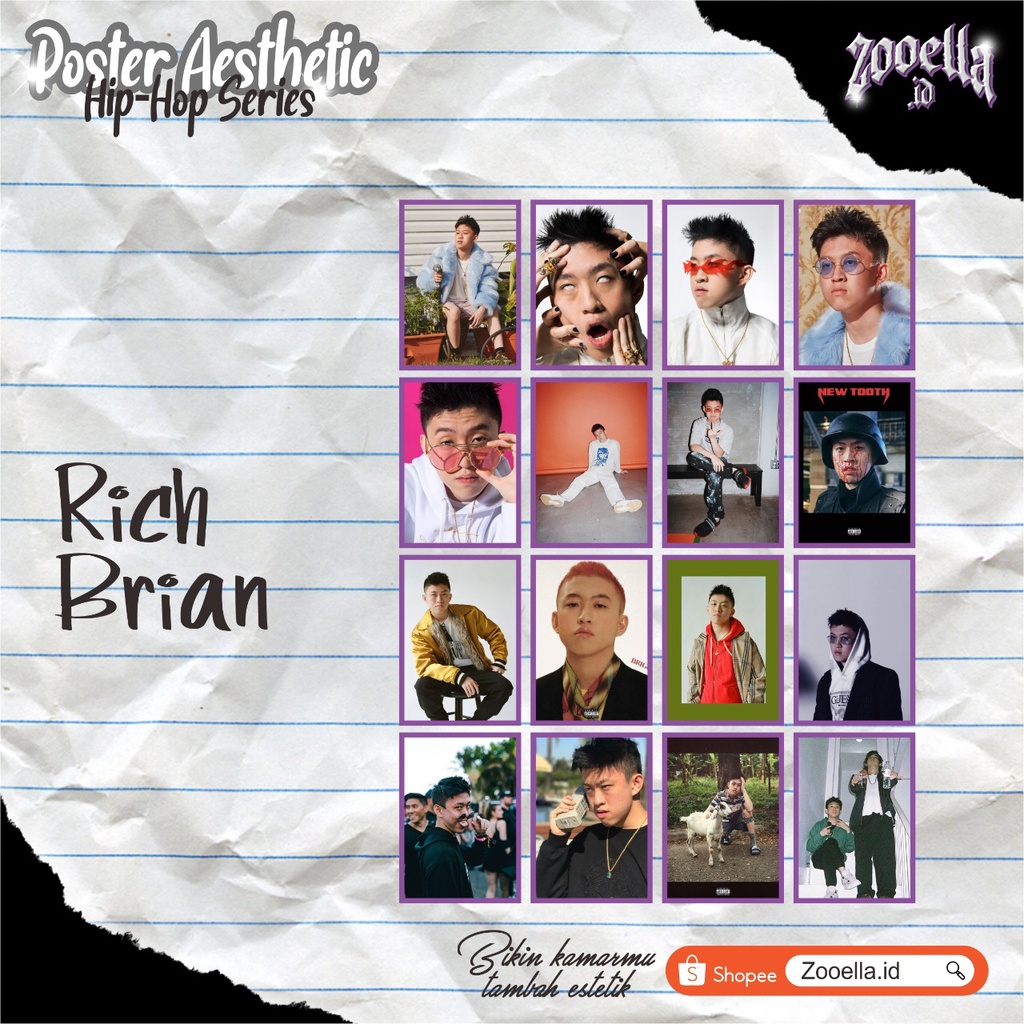 Jual POSTER AESTHETIC HIP-HOP SERIES NEW SCHOOL/POSTER DINDING ...