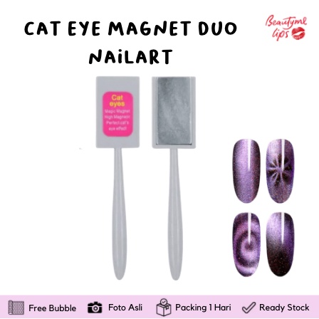Jual cat eye magnet duo nailart / cat eyes / cat eyes magnet gel polish ...