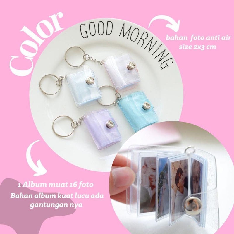 Jual Album foto mini/ album gantungan kunci /album mini 1 inch/album ...