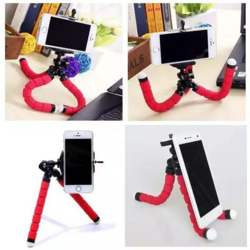 Jual Tripod Mini Gorilla Spider + Holder U / Spider Gorillapod | Shopee ...
