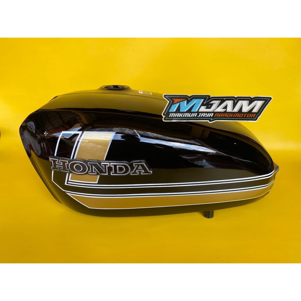 Jual Tangki Cat Motor CB 125 Custom Motif US Hitam | Shopee Indonesia