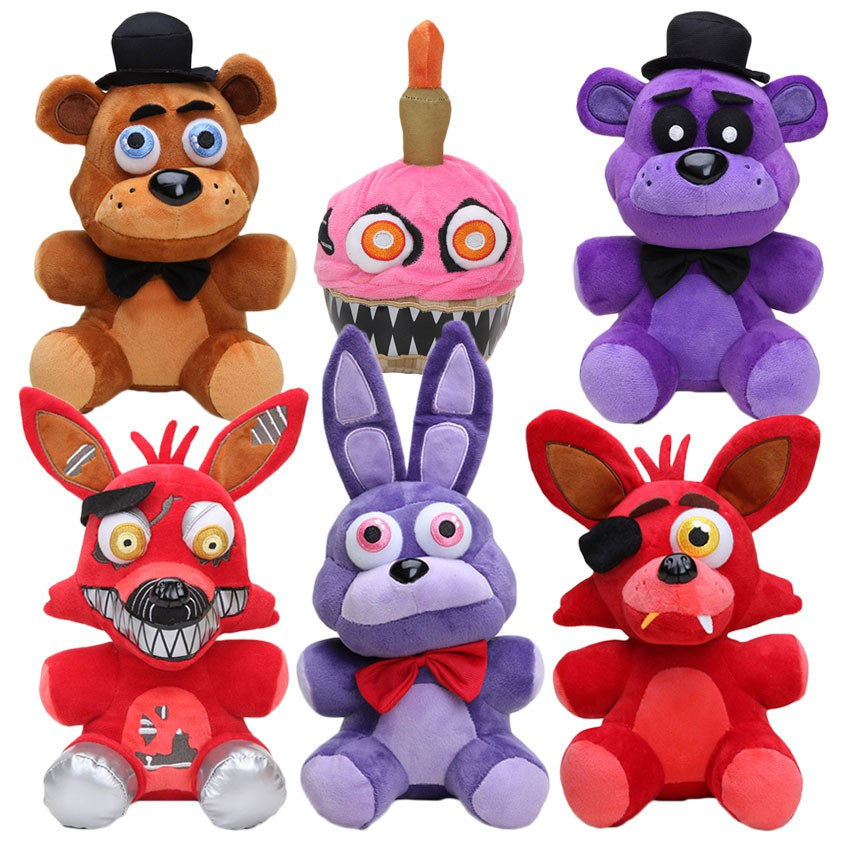 Jual 25cm Five Nights At Freddy's Plush FNAF Nightmare Freddy Fazbear ...