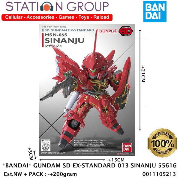 Jual BANDAI 55616 SD EX-STANDARD 013 MSN-06S SINANJU 20 - GUNPLA MODEL KIT | Shopee Indonesia