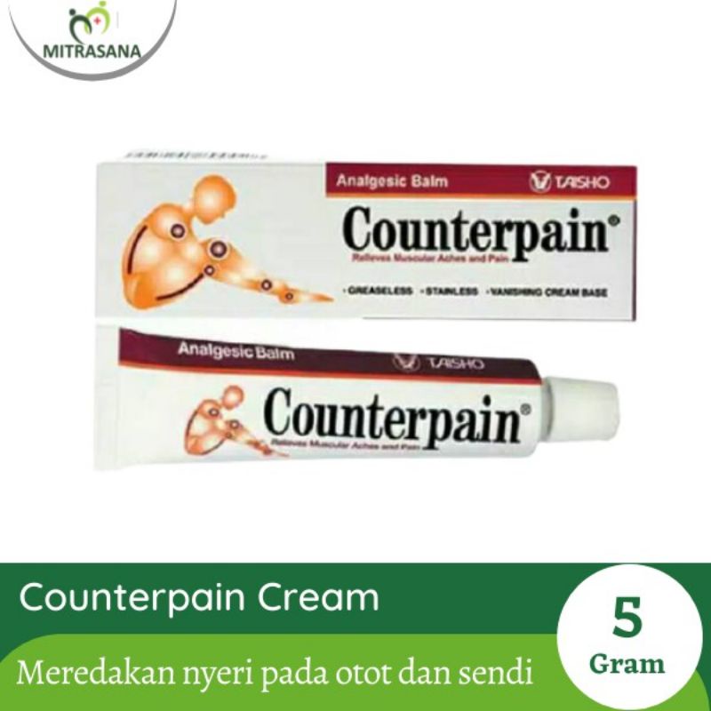 Jual counterpain cream 5 gram | Shopee Indonesia