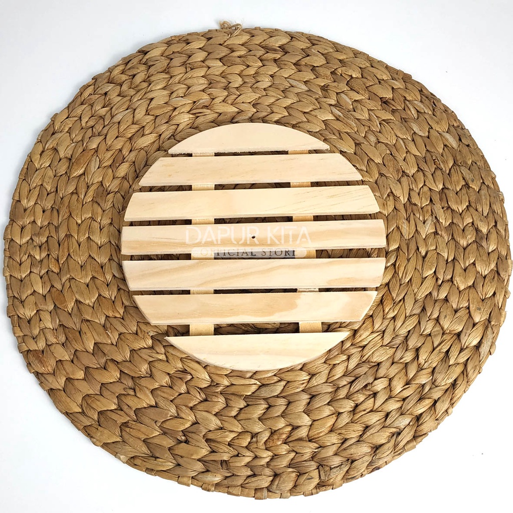 Jual Tatakan Panci / Tatakan Panas Bahan Kayu Pinus Model BULAT ...