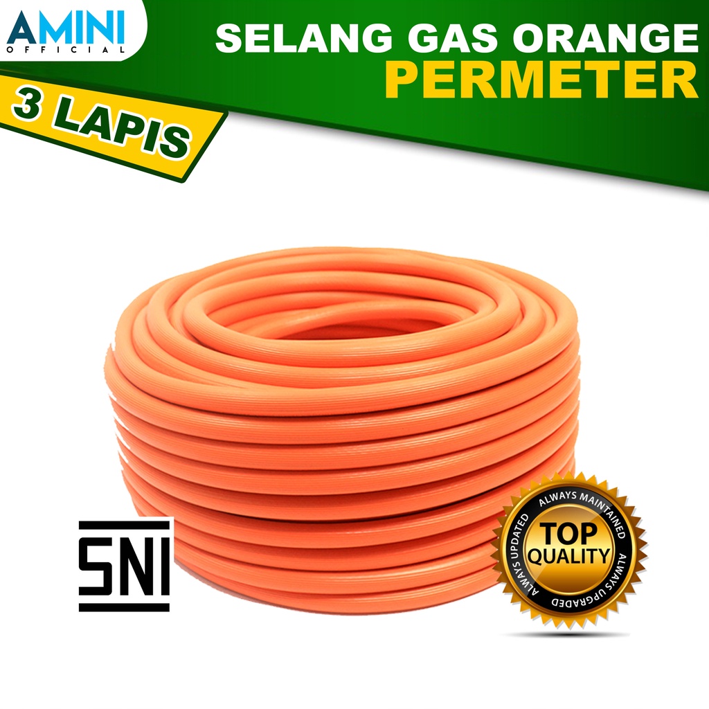 Jual AMINI Selang Gas Elpiji Selang Gas 3 Lapis Permeter Selang Gas SNI ...