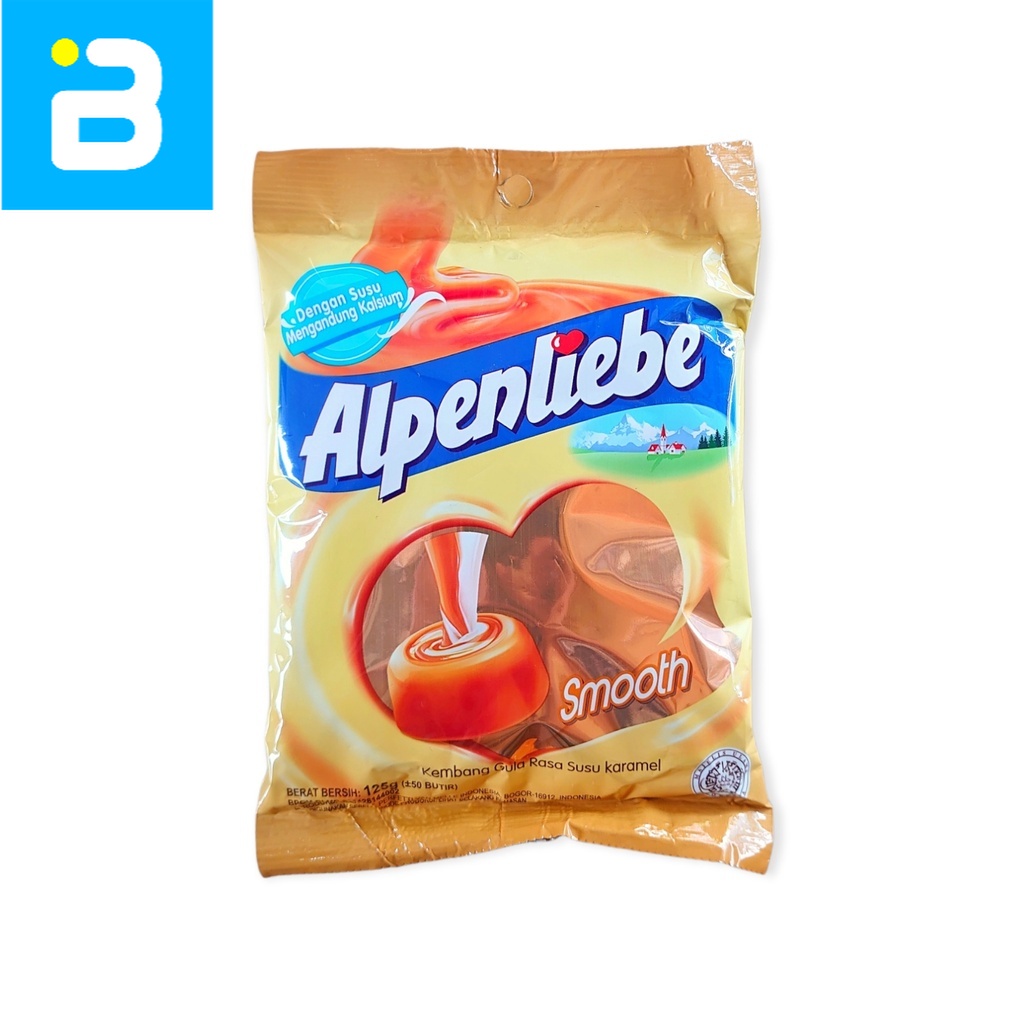 Jual Permen Alpenliebe Smooth Rasa Susu Karamel 125 G | Shopee Indonesia