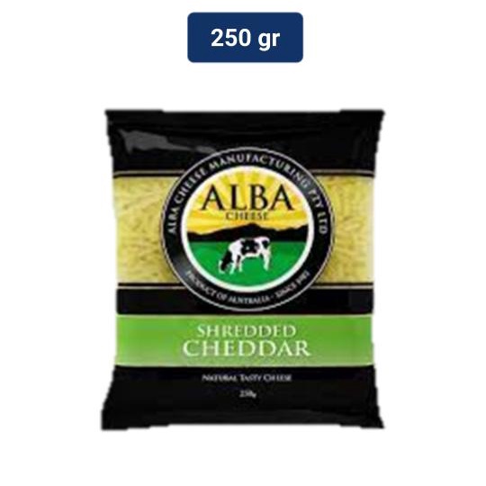 Jual Alba Shredded Cheddar 250 gr | Shopee Indonesia
