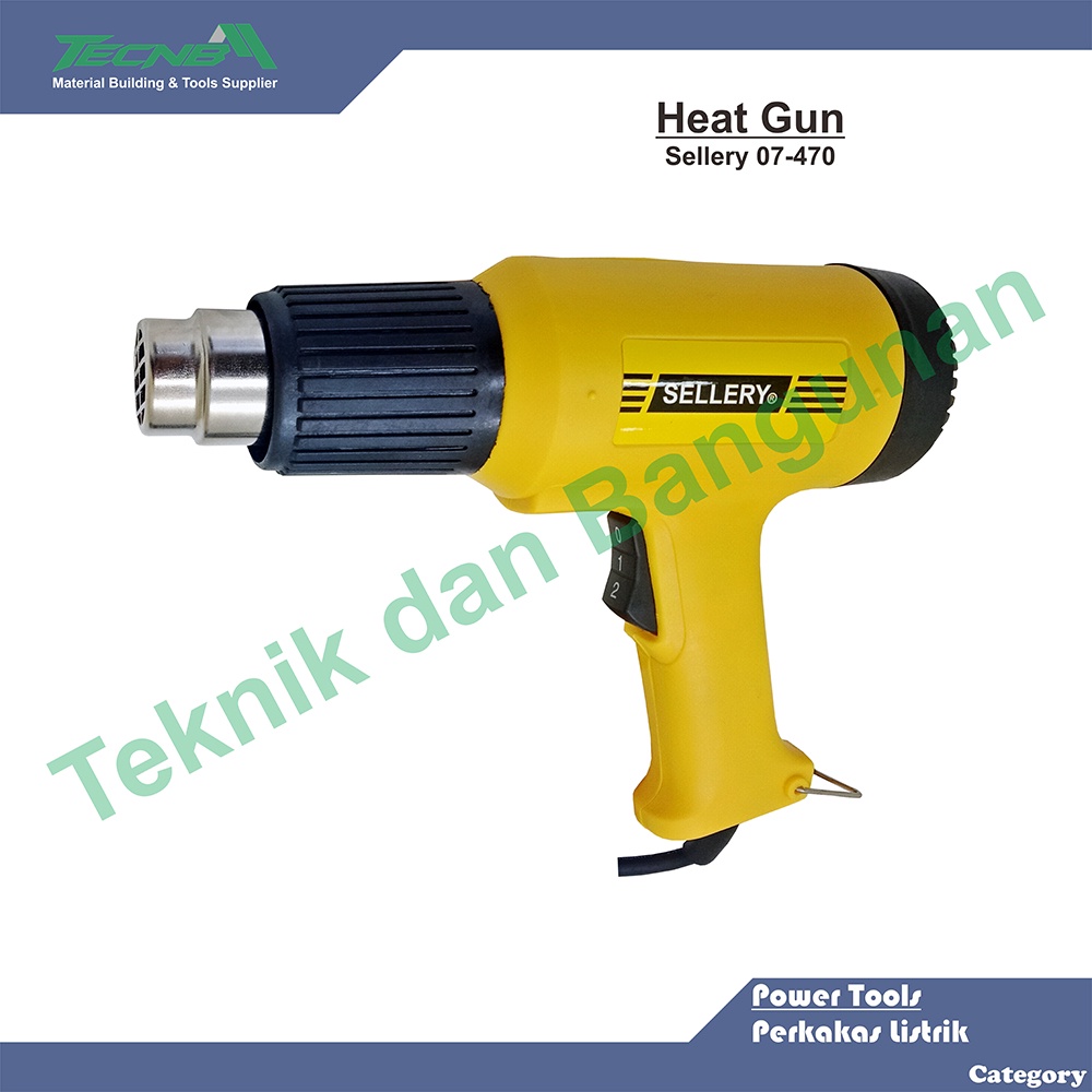 Jual Heat hot Gun pemanas angin SELLERY 07-470 (HG-500) | Shopee Indonesia