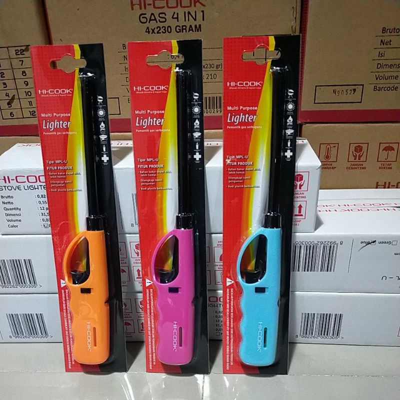 Jual Pemantik Api Hi Cook MPL-U /Korek Pemantik Hi Cook MPL-U/Lighter ...