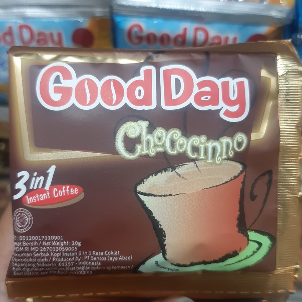 Jual Good Day Chococinno 3 in 1 20 gr - Sachet | Shopee Indonesia