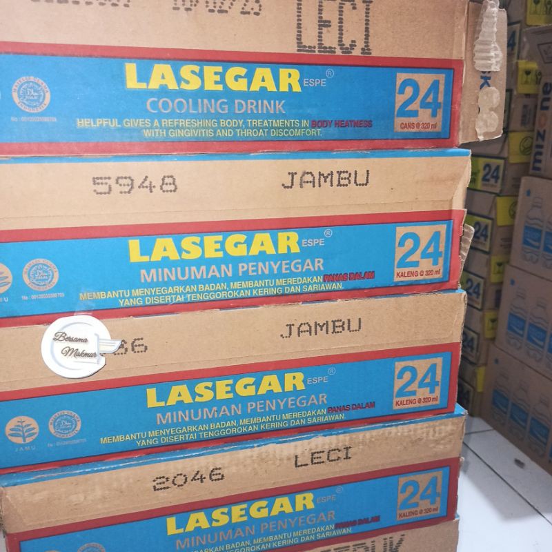 Jual LASEGAR minuman penyegar kaleng 1 kardus (24 kaleng @ 320ml) | Shopee Indonesia