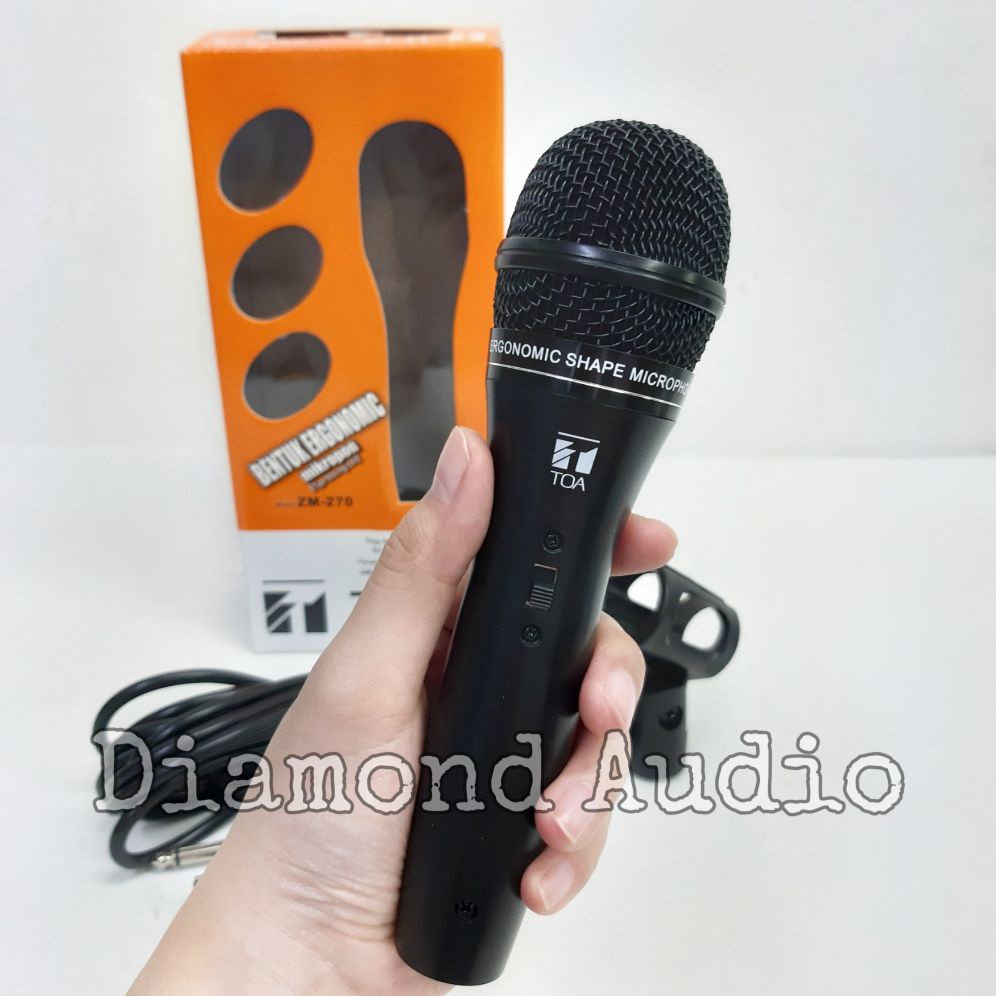 Jual Mic Kabel Toa Zm270 Original Microphone Genggam Cable Zm 270 ( Bayar Ditempat ) | Shopee ...