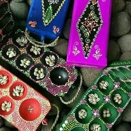 Jual Congklak Kayu Lipat Motif Batik Plus Kerang Dakon congkak Mokaota ...