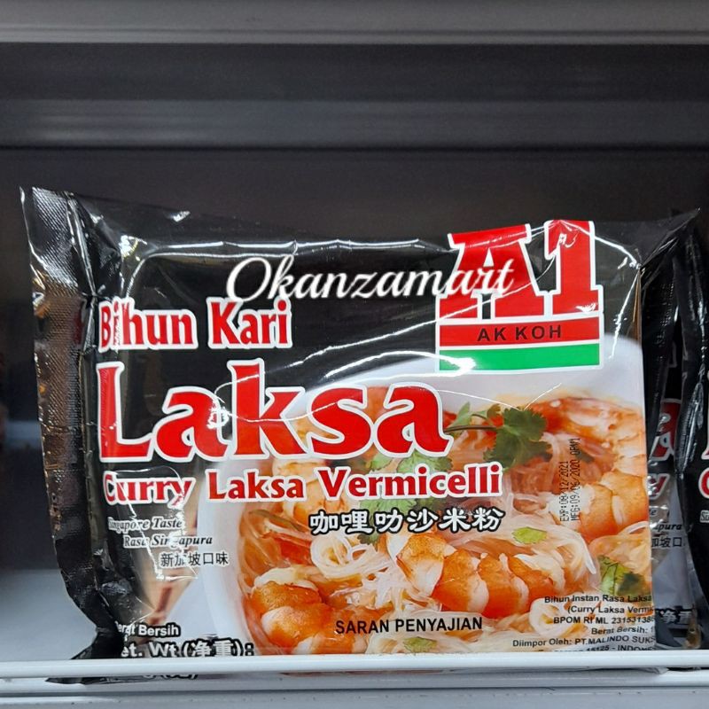 Jual A1 Ak Koh Bihun Kari Curry Laksa Vermicelli 110gr | Shopee Indonesia
