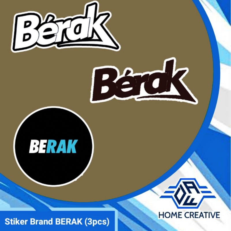 Jual stiker Berak/sticker berak/stiker logo brand distro Berak | Shopee ...