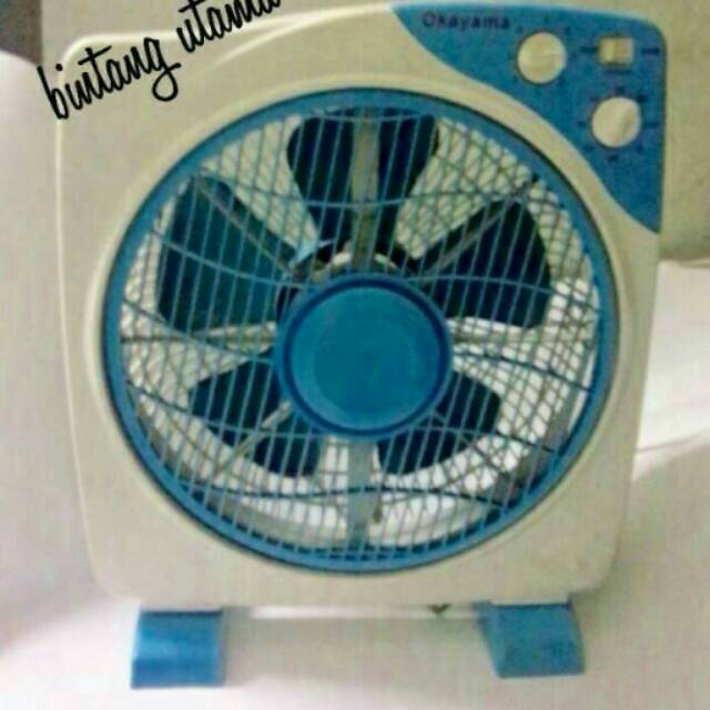 Jual Kipas angin kotak 12"okayama/box fan okayama,hembusan angin ...