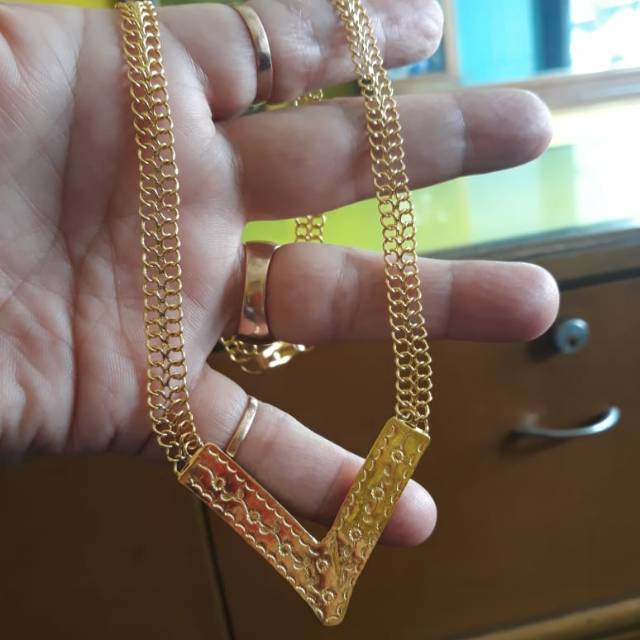 Jual Kalung V Mas london 24K Kadar 999,9%. Berat 25 gram | Shopee Indonesia