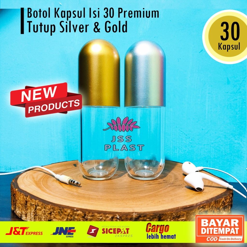 Jual Botol kapsul isi 30 | Shopee Indonesia