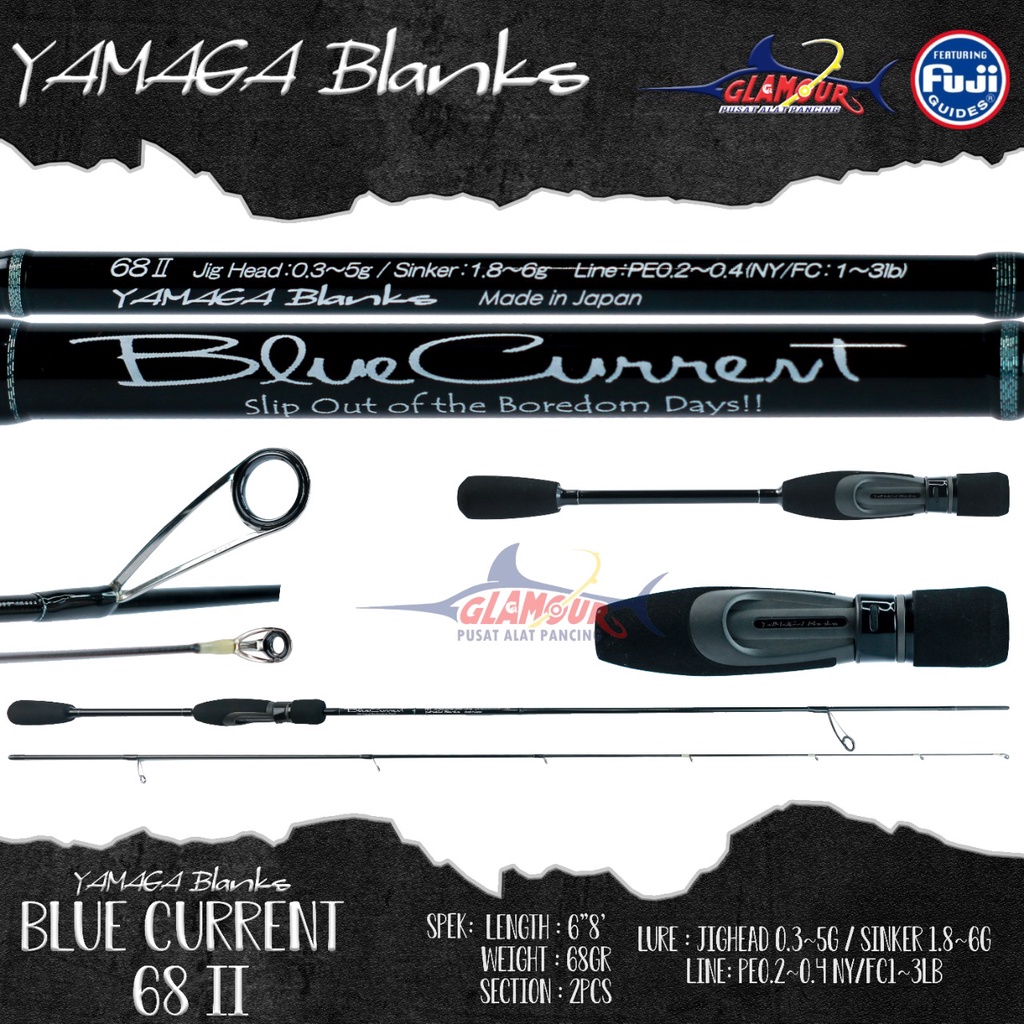 Jual STICK PANCING YAMAGA BLANKS BLUE CURRENT 68 II / YAMAGA BLANKS BLUE CURRENT 68 II | Shopee ...