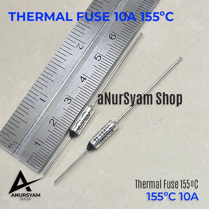 Jual Thermal Fuse 155C, 150C, 135C, 130C Derajat 10A / Termostat Fuse ...