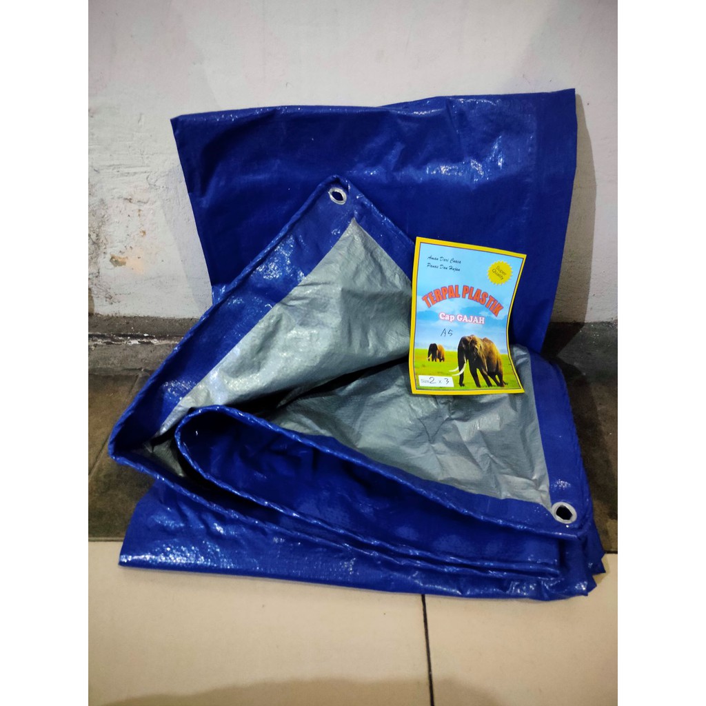 Jual Terpal Plastik A5 ukuran 4x6 meter Cap Gajah | Shopee Indonesia