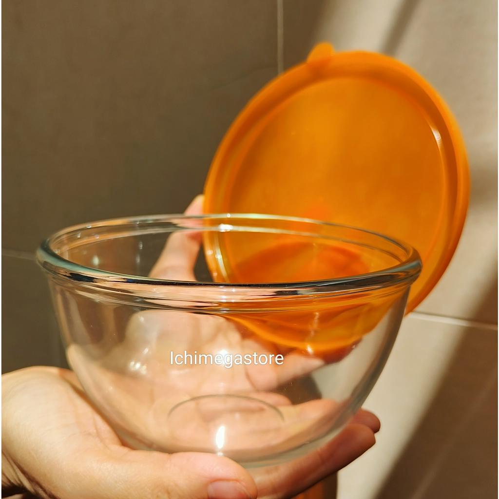 Jual Mangkuk Kaca Tebal Dengan Tutup MPASI Medium Bowl w Lid ICHI ...
