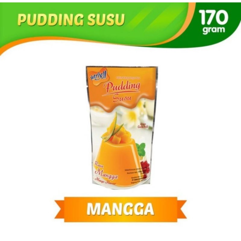 Jual Nutrijell Pudding Susu Rasa Mangga 170 gram | Shopee Indonesia