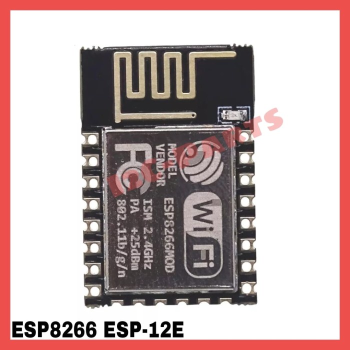 Jual ESP-12E New ESP8266 Wifi Serial Module ESP-12 E ( Replace ESP-12 ) IOT | Shopee Indonesia