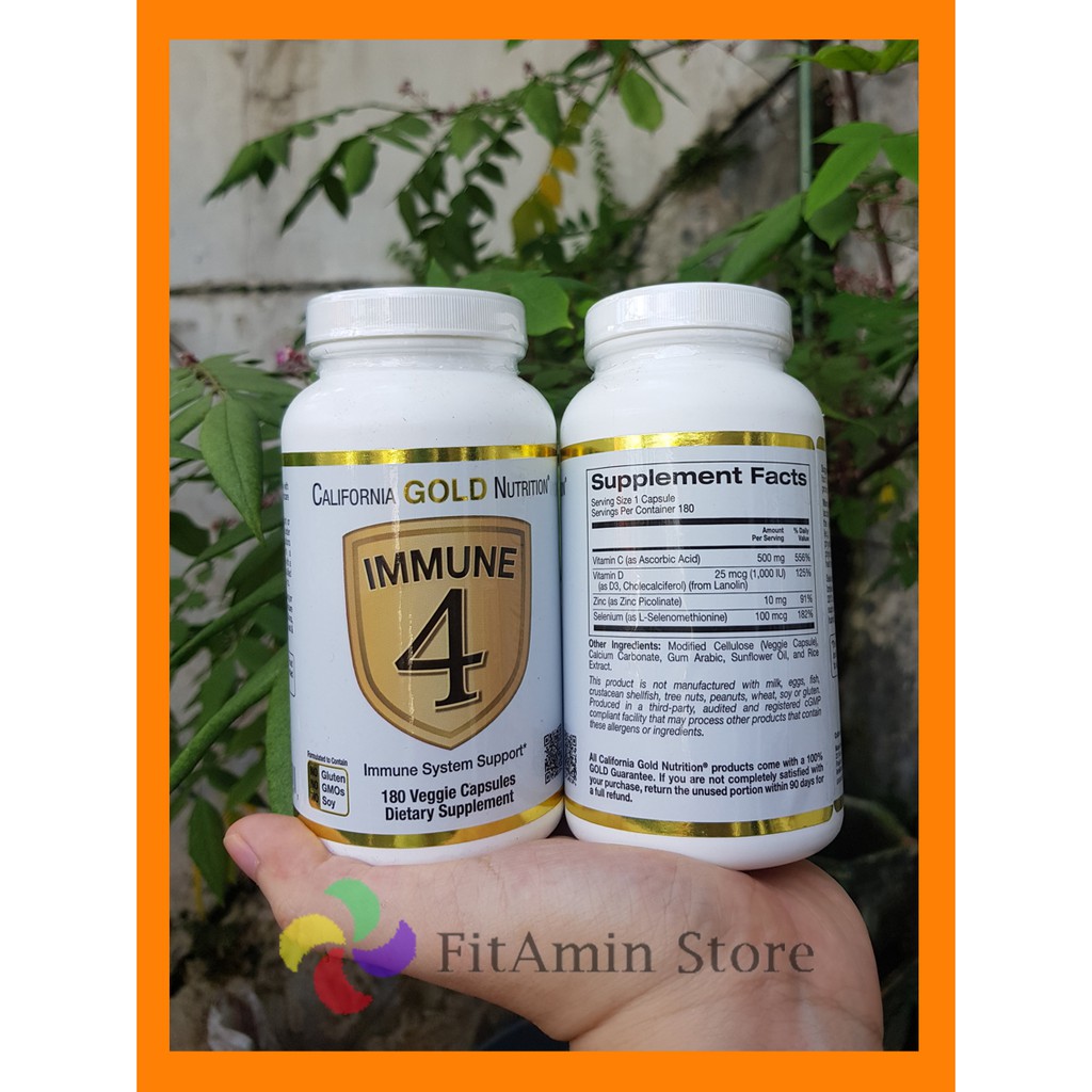 Jual Multivitamin Immune 4 (Vitamin C, D3, Zinc, Selenium) California ...