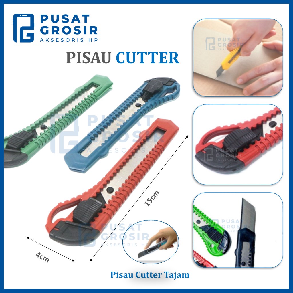 Jual Kater tajam piso cutter serbaguna bisa isi ulang pisau tipis alat ...