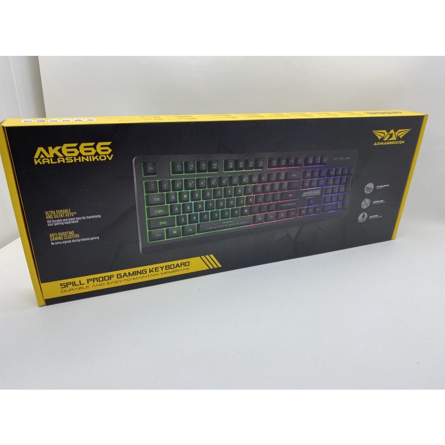 Jual KEYBOARD GAMING ARMAGEDON AK666 | Shopee Indonesia