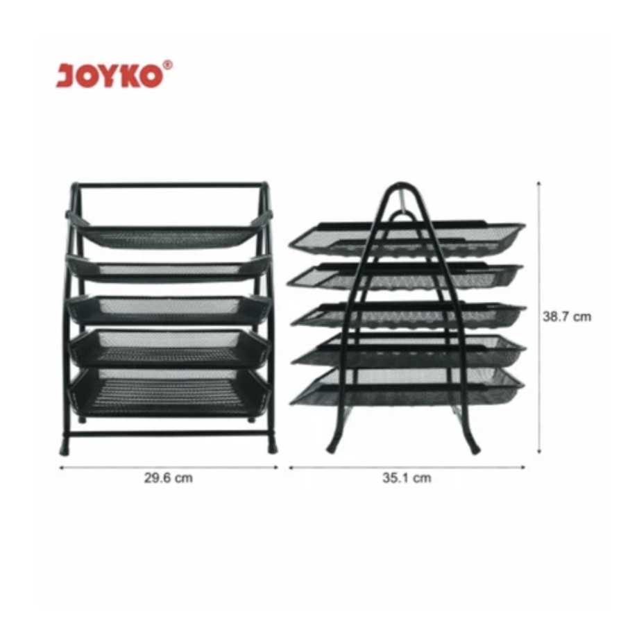 Jual Joyko Document Tray 5 Tier / Rak Dokumen 5 Tingkat Joyko BESI DT ...