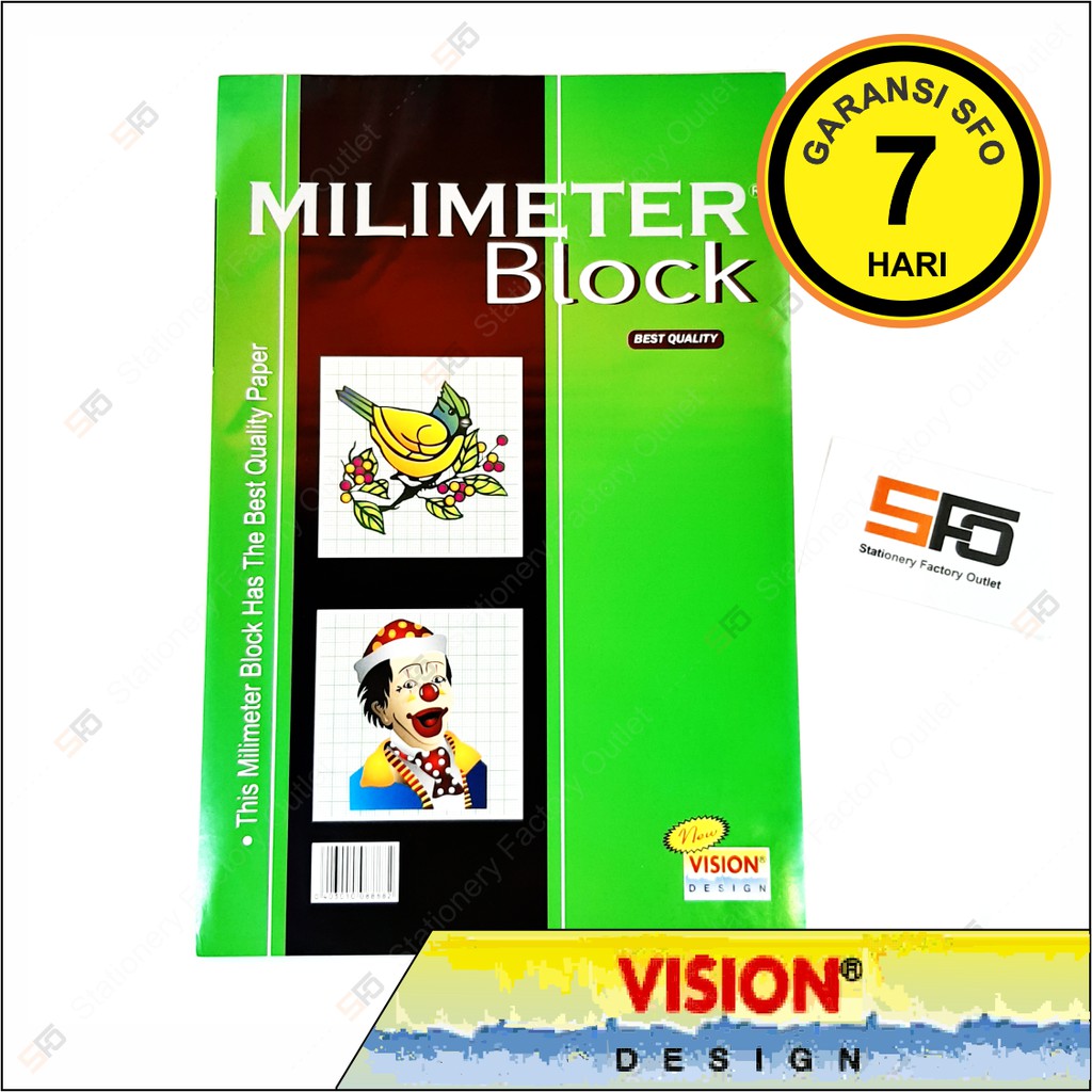 Jual Millimeter Block Folio Vision | Shopee Indonesia