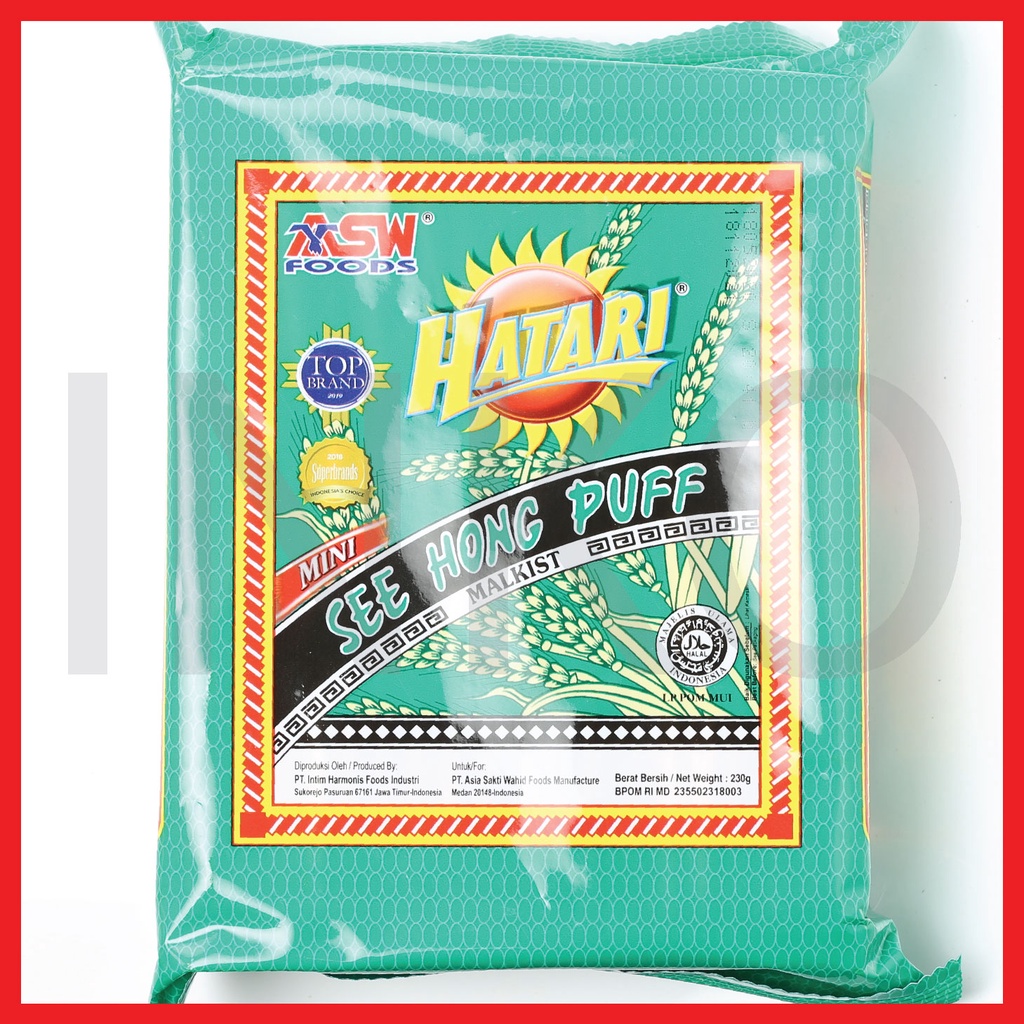 Jual HATARI MINI SEE HONG PUFF 230GR | Shopee Indonesia