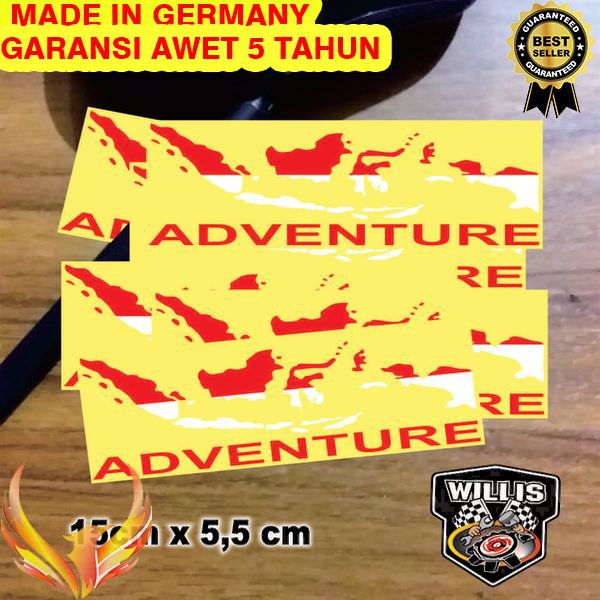 Jual TERMURAH Stiker sticker Peta Indonesia Adventure Kombo Komunitas ...