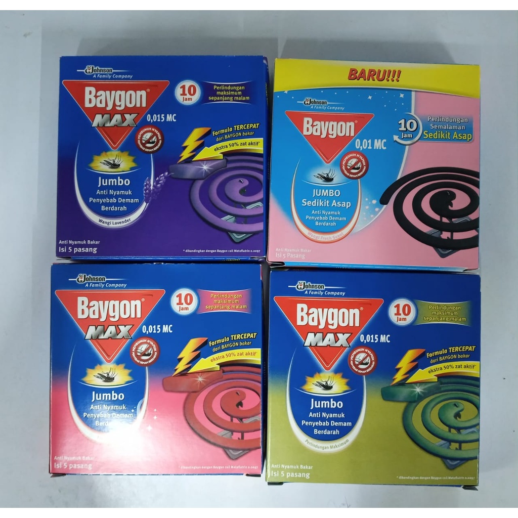 Jual Baygon Max Bakar Jumbo Isi 5 Pasang / Baygon Obat Nyamuk ...