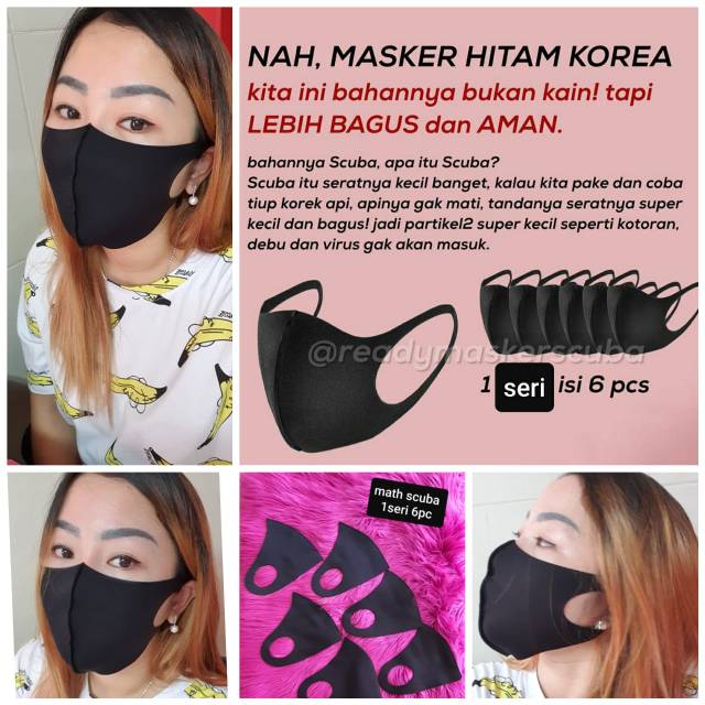 Jual Masker scuba premium anti debu dan bakteri | Shopee Indonesia