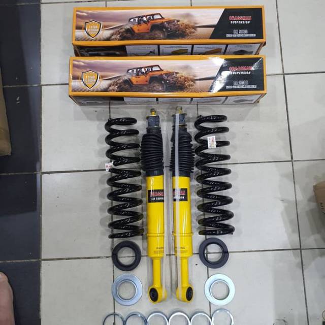 Jual Per depan coil spring depan hilux revo peninggi lift kit 2inch ...