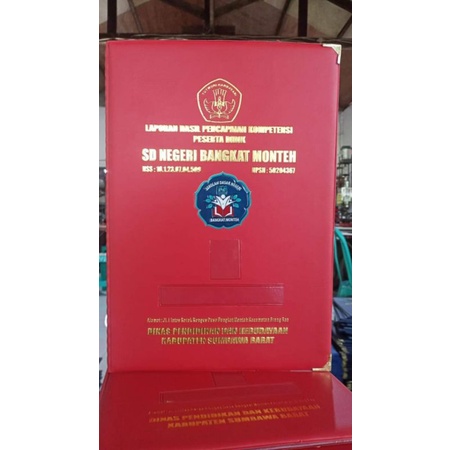 Jual MAP RAPORT / IJAZAH HOTPRINT EMBOSS | Shopee Indonesia