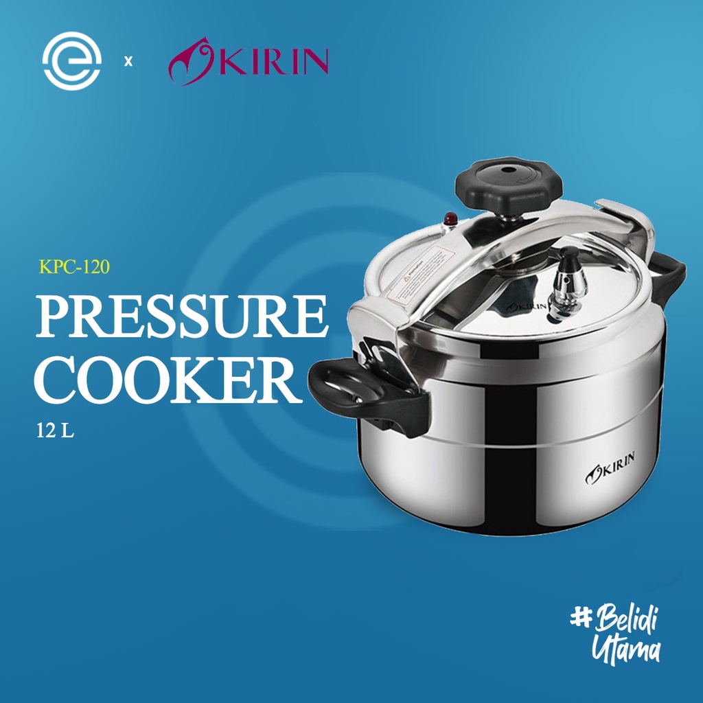Jual KIRIN Panci Presto Induksi Aluminium 12 Liter KPC-120 | Shopee Indonesia