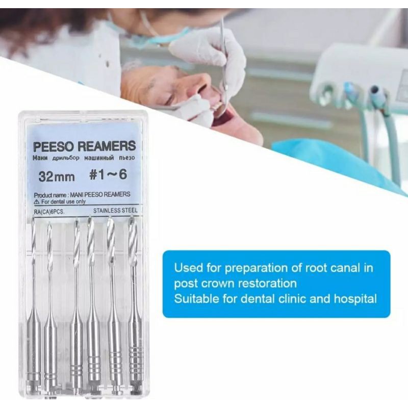 Jual ALAT DENTAL PEESO REAMER Peesoreamer Jarum ENDO Assorted 1 - 6 ...