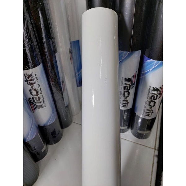 Jual skotlet profix putih glossy harga 1 roll L 45 cm x P 15 meter ...