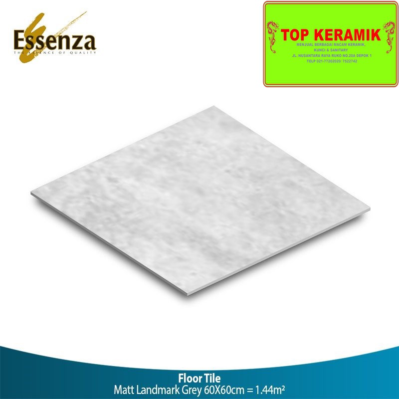 Jual Granite Lantai Essenza 60x60 Landmark Grey Unpolished Kw 1 ...