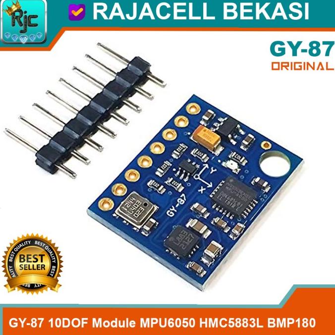 Jual Sensor GY-87 10DOF MPU6050 + HMC5883L BMP180 module GY87 for Arduino | Shopee Indonesia